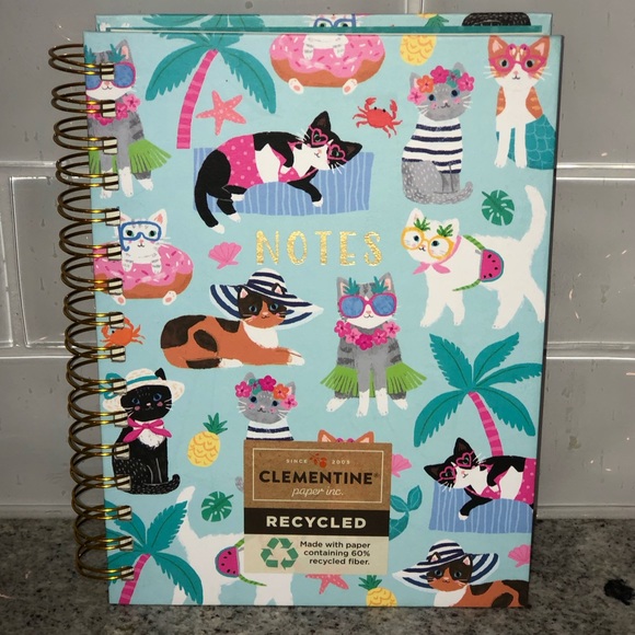 clementine paper | Office | Nwt Clementine Paper Spiral Notebook ...